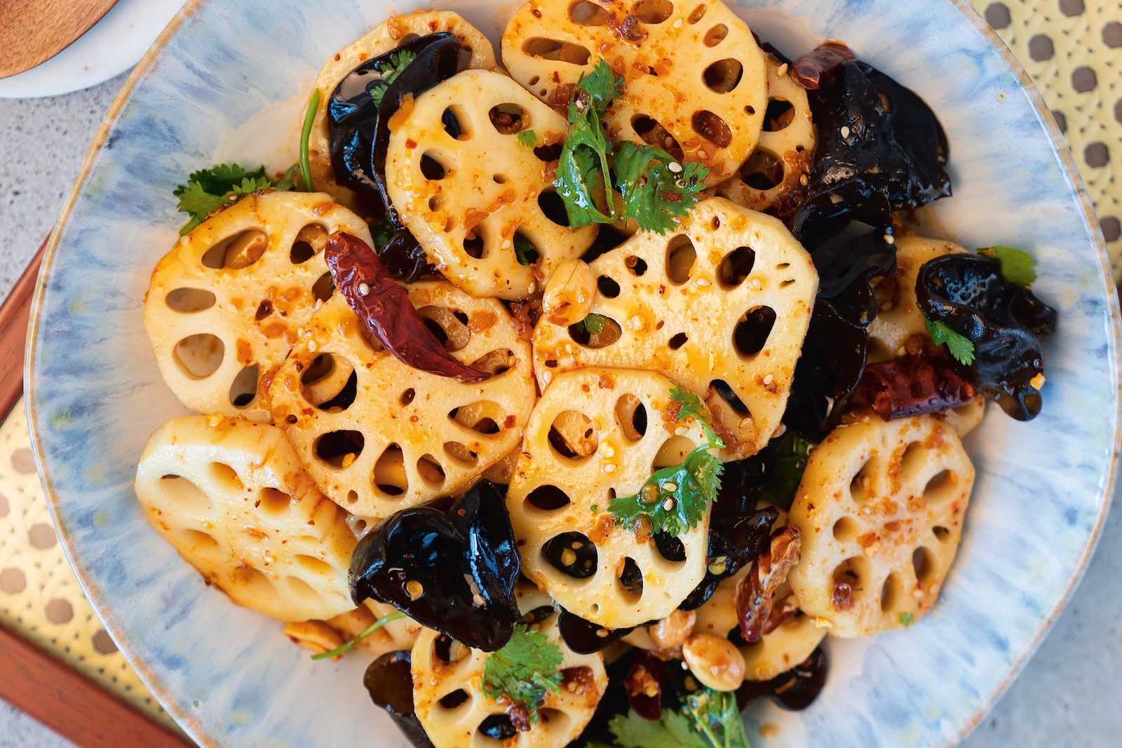 Vancouver Tiktok Foodie Tiffy Chens Spicy Lotus Root Salad Montecristo